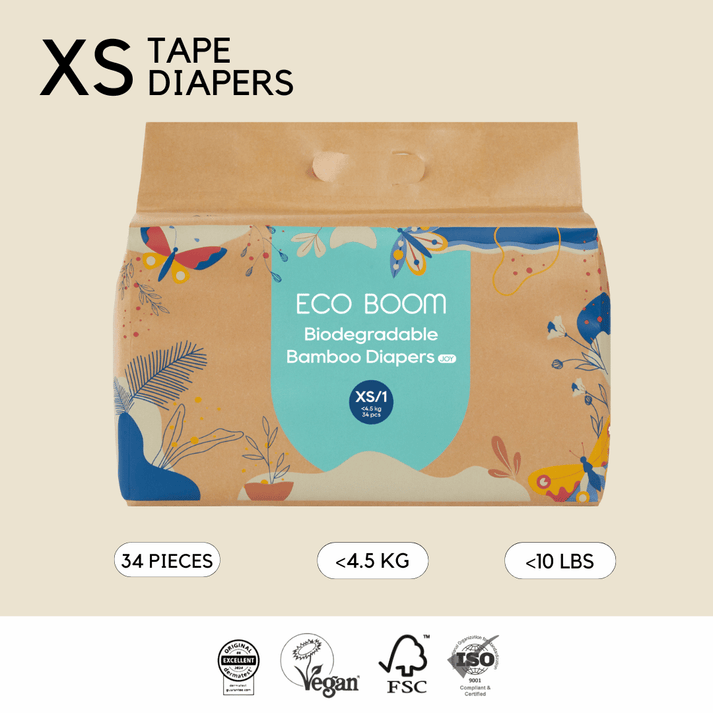 Regular Bamboo Tape Diapers – ECO BOOM PH